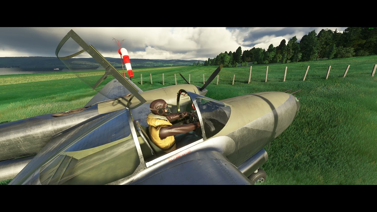 Microsoft Flight Simulator P-38 Canopy operation with keybinds - YouTube