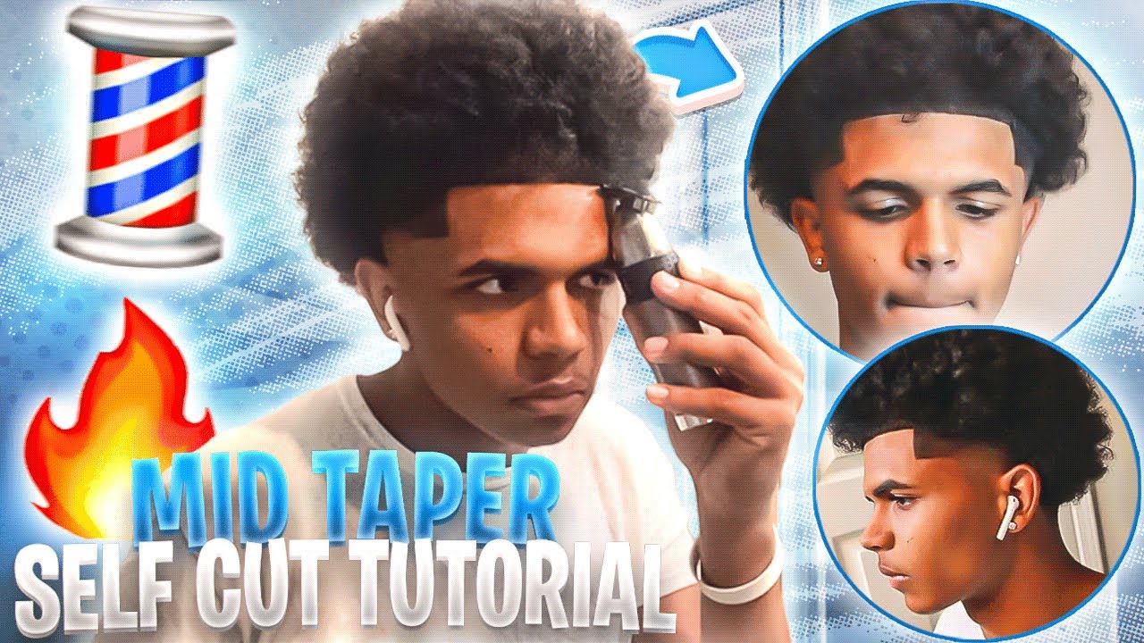 MID TAPER SELFCUT TUTORIAL 🔥💈 - YouTube