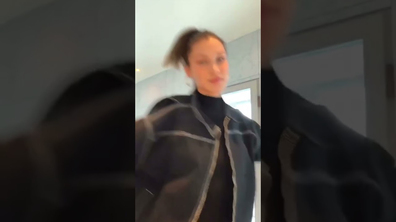Bella Hadid Dancing tiktok ughtears - YouTube