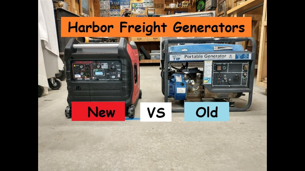 New Predator 3500 Watt Generator vs Old 2011 Chicago Electric 3500 Watt ...