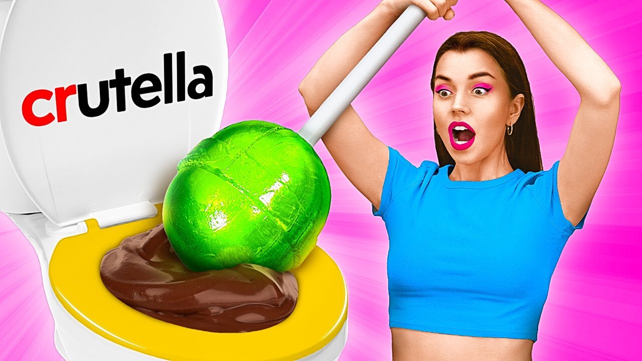 HOW TO MAKE LARGEST CANDY EVER || Giant Food Challenge! Yummy Ideas by ...