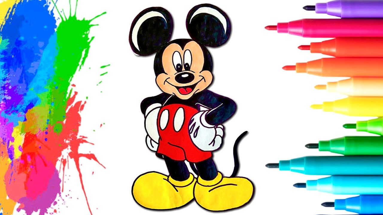 How to Draw Mickey Mouse | Art for Kids 🎨 - YouTube