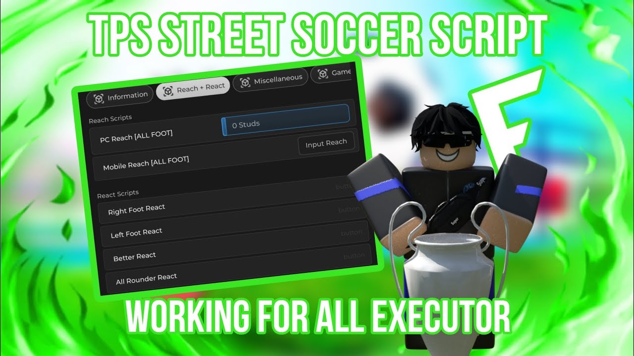 NEW TPS STREET SOCCER SCRIPT | WORKING FOR ALL EXECUTOR | For PC and ...