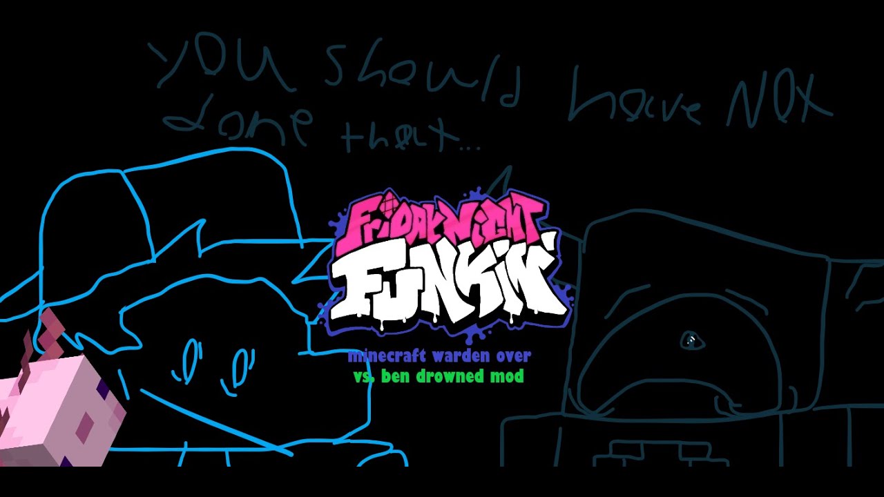 boyfriend is in the deep dark?! (ben drowned over warden reskin) FRIDAY ...