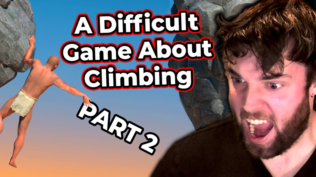 THE BIGGEST RAGE GAME OF 2024 (A Difficult Game About Climbing Part 2 ...