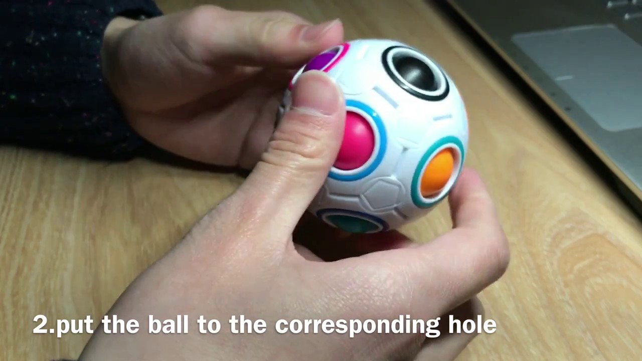 Fidget sphere puzzle toy - YouTube