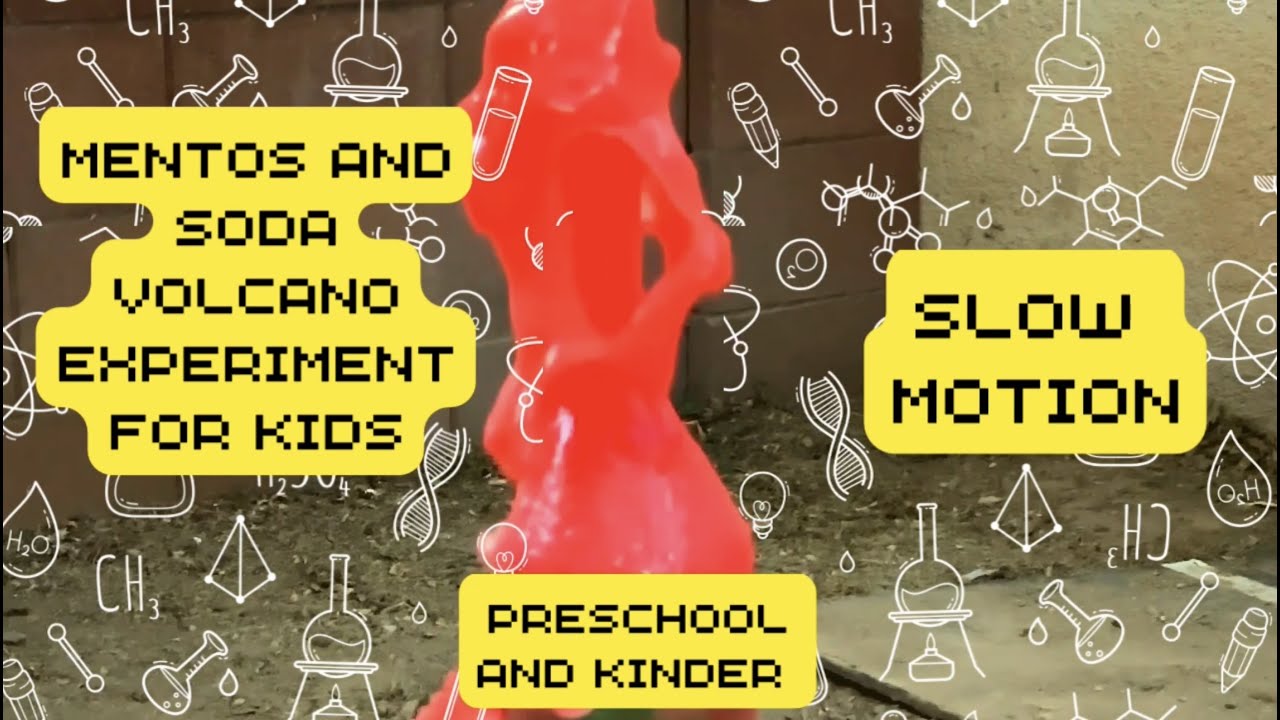 Mentos and Soda Volcano - Science experiment for kids - Ethan's wonder ...