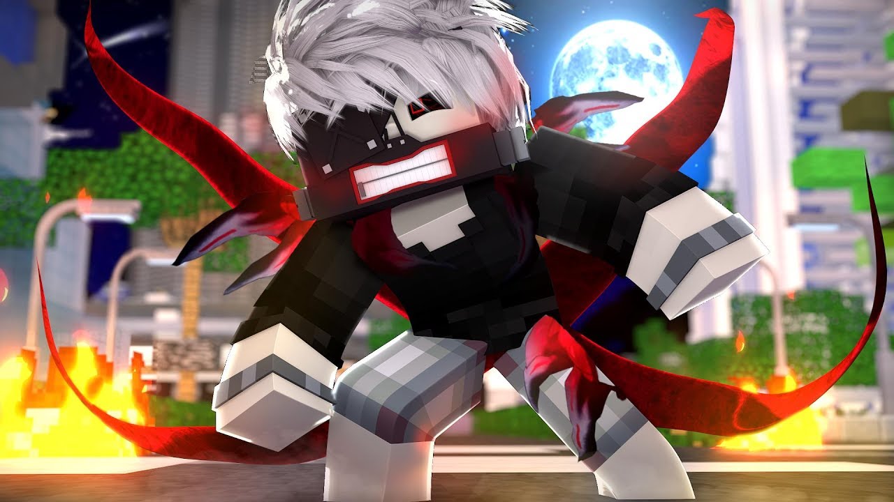 Minecraft Tokyo Ghoul Kaneki Novo Coruja 58‹ Sky › Youtube