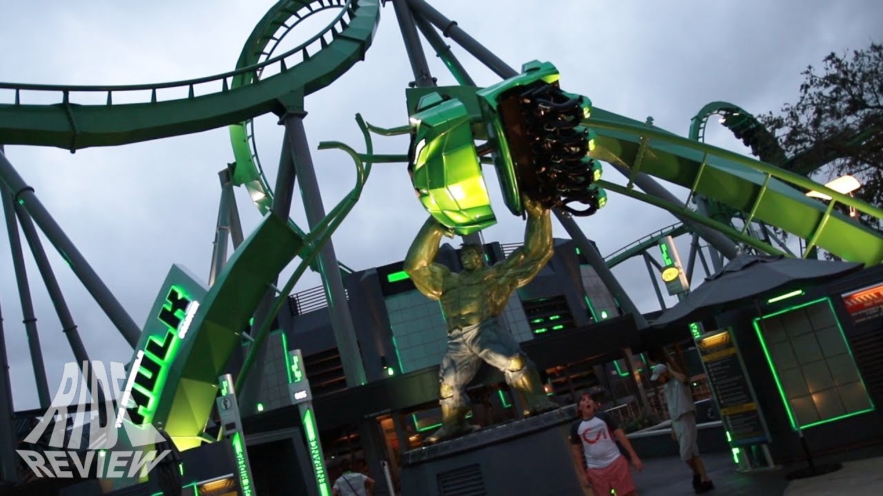 The Incredible Hulk Coaster - Universal Islands of Adventure - YouTube