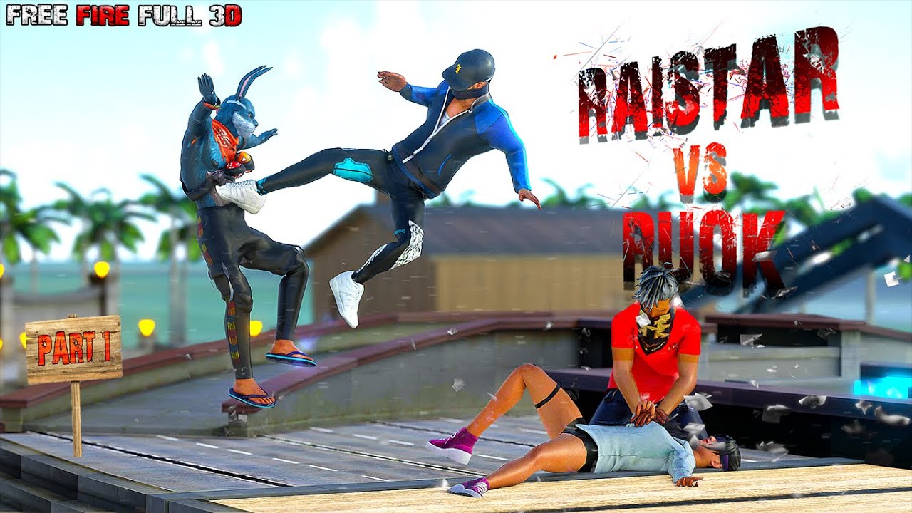 RUOK VS RAISTAR PART 1 🔥| 3D ANIMATION MONTAGE FREE FIRE | EDITED by ...