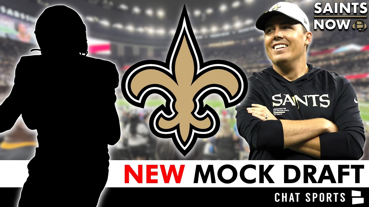 NEW Saints Mock Draft Ft. BIG TRADE In Round 1 + SLEEPER QB Draft Pick ...
