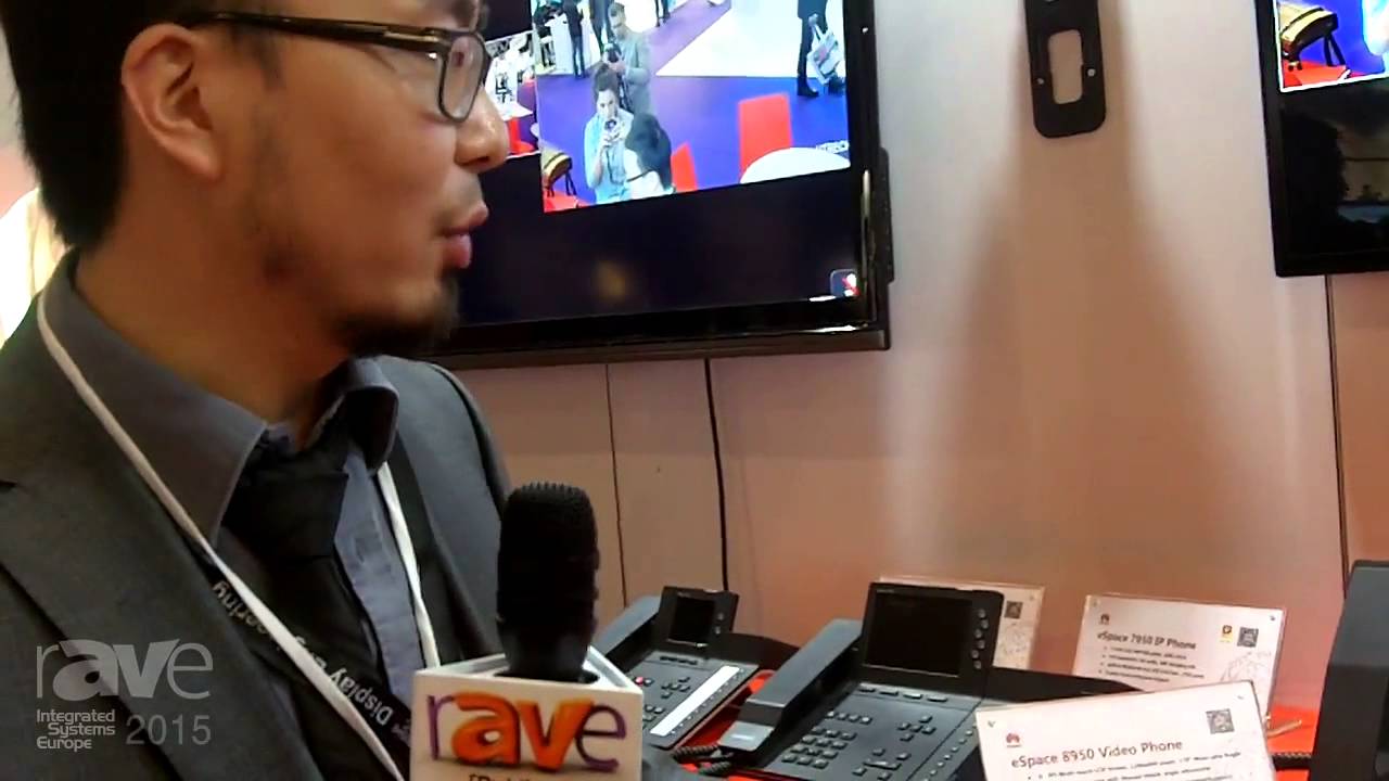 ISE 2015: Huawei Tells rAVe About the eSpace 8950 Video Phone - YouTube