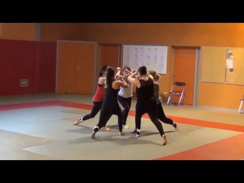 Chorégraphie acrosport pour le BAC, 2016. Thème Divergente