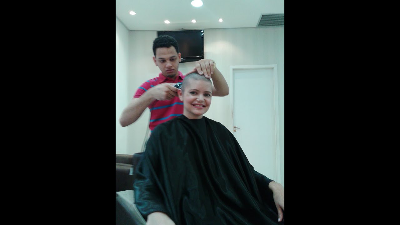 Desapego - raspando o cabelo pela primeira vez - YouTube