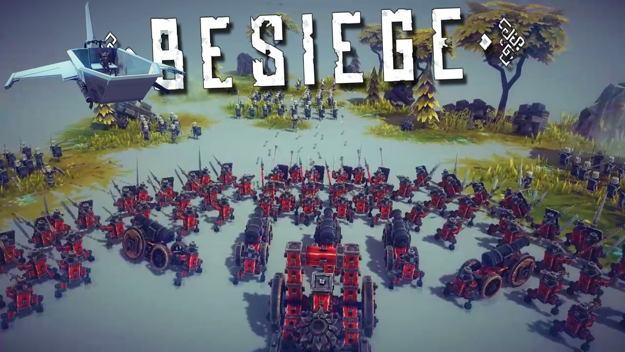 Besiege | ROBOT Army, Flying Bathtub, Warpath Transformer, and More ...