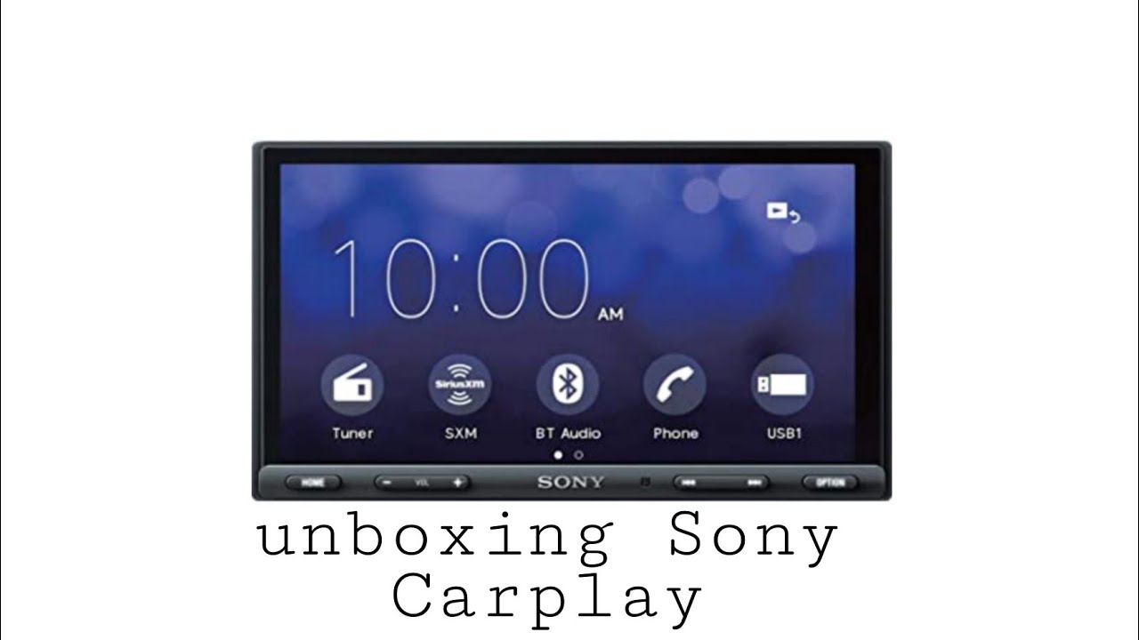 unboxing Sony XAV-AX8000 - YouTube