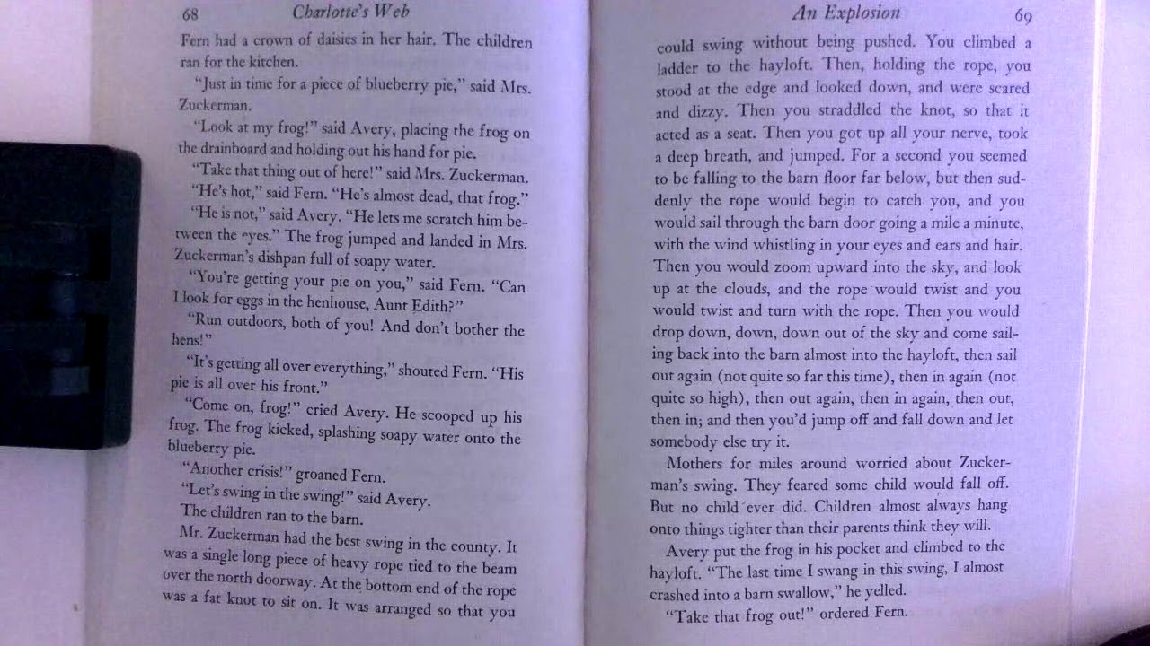 Charlotte's Web - Chapter 10 Part 1 - YouTube