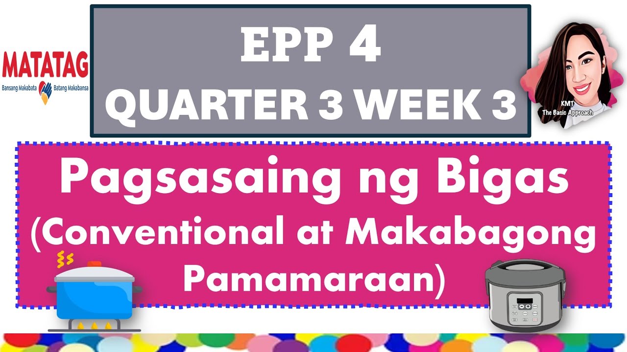 EPP 4 QUARTER 3 WEEK 3 MATATAG CURRICULUM # ...