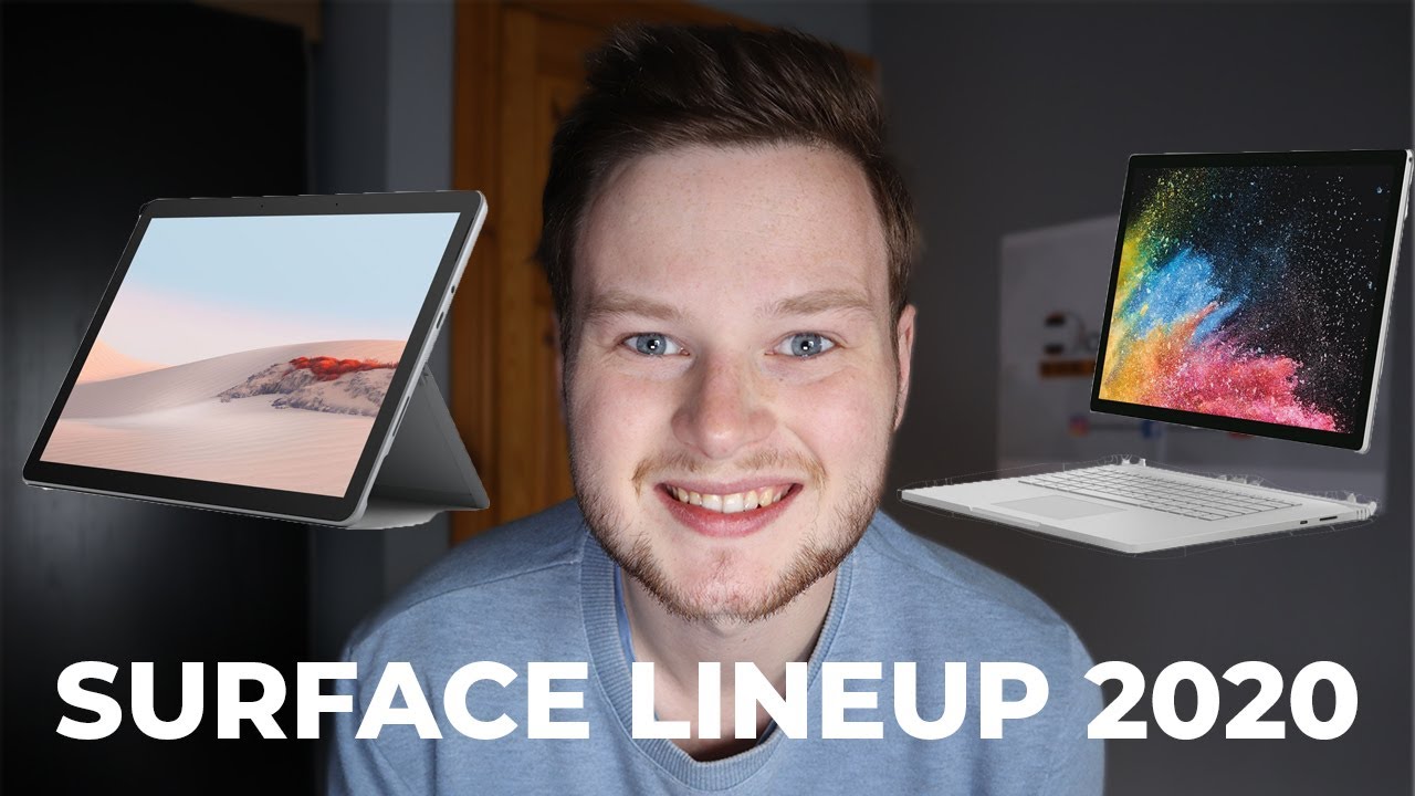 Surface Lineup 2020: Surface Book 3, Surface Go 2 & More! - YouTube
