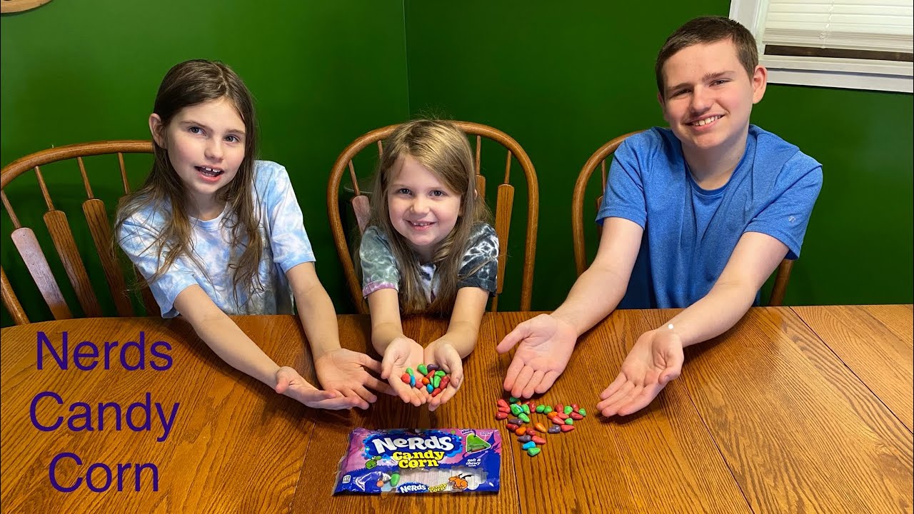 Nerds Candy Corn | Tasting And Review | What Color Tastes Best? #fall # ...