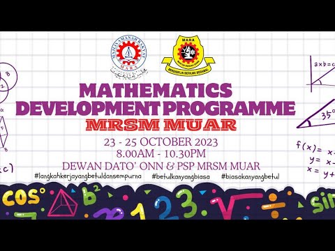 Mathematics Development Programme (MDP) 2023 - YouTube