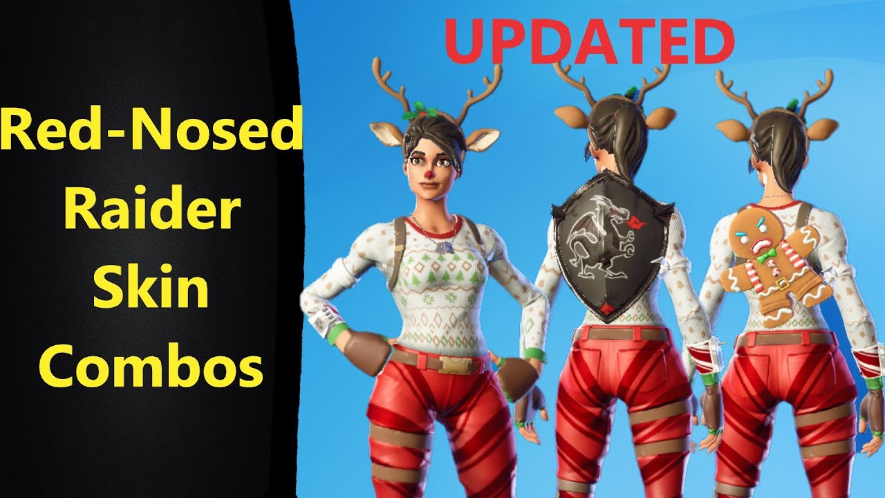 Red Nosed Raider Skin Combos in Fortnite - YouTube
