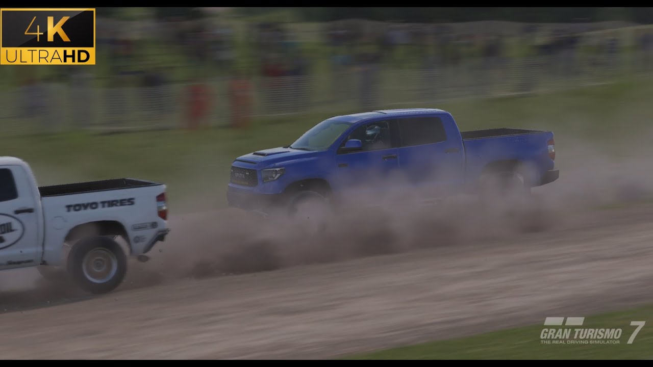 Gran Turismo 7 4K Toyota Tundra TRD PRO DIRT Gameplay t300 rs - YouTube