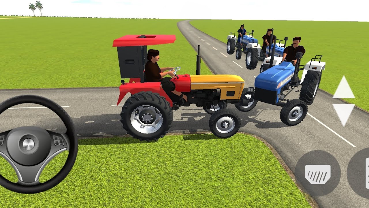 Triple Tractor Madness! 🚜💨 The Ultimate Farming Challenge#tractor ...