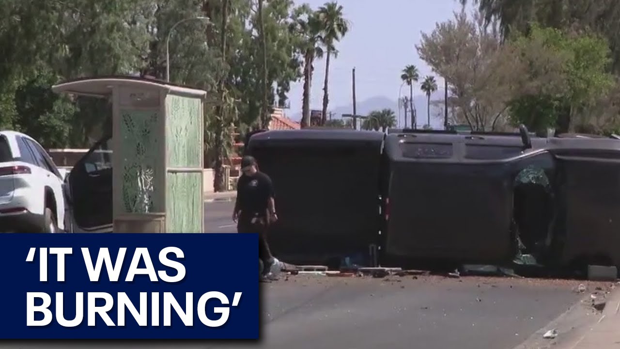 Neighbors rush to help Phoenix crash victims: 1 dead, 9 hurt - YouTube