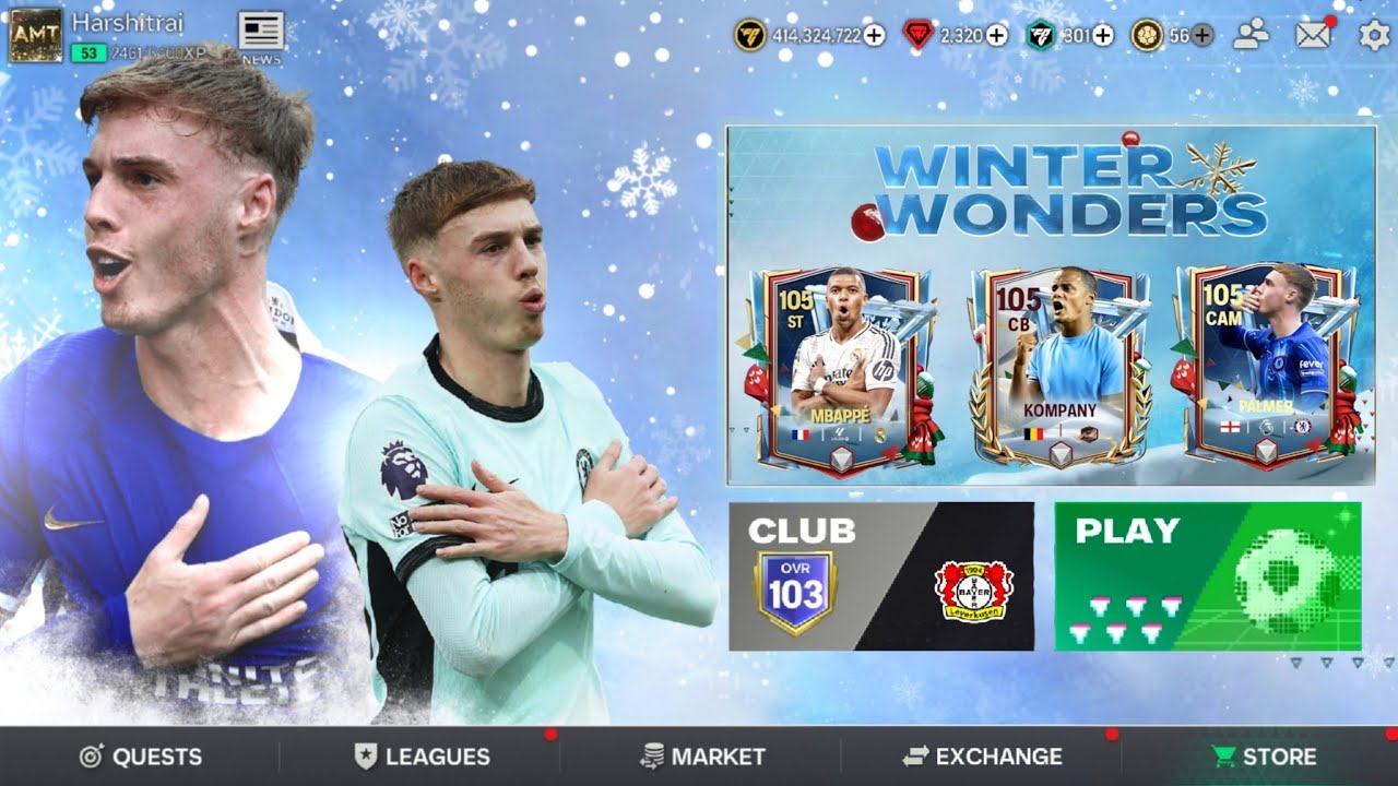 WOW!! OFFICIAL WINTER WONDERS EVENT FC MOBILE 25 | NEW REDEEM CODE ...
