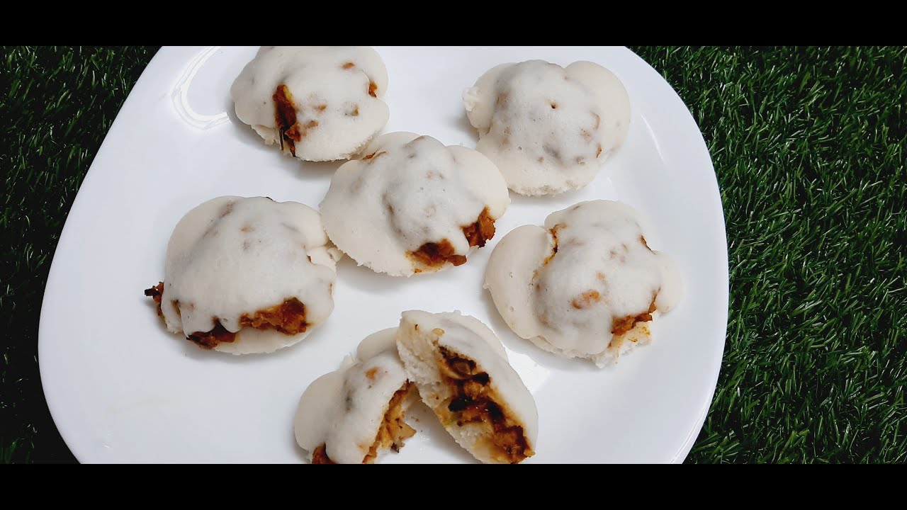 காளான் இட்லி/Mushroom Stuffed Idli/Mushroom Idli Recipe/The Paper Plate ...