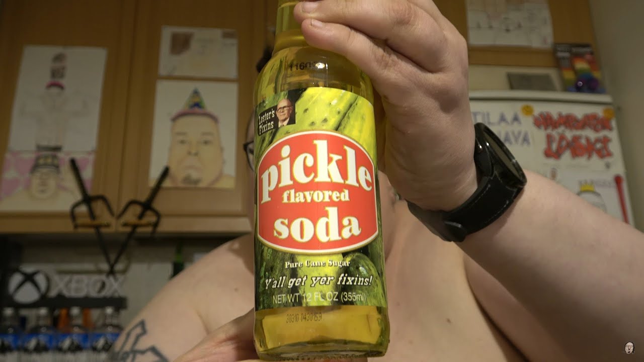 Juomatesti: Lester's Fixins Pickle Flavored Soda - YouTube
