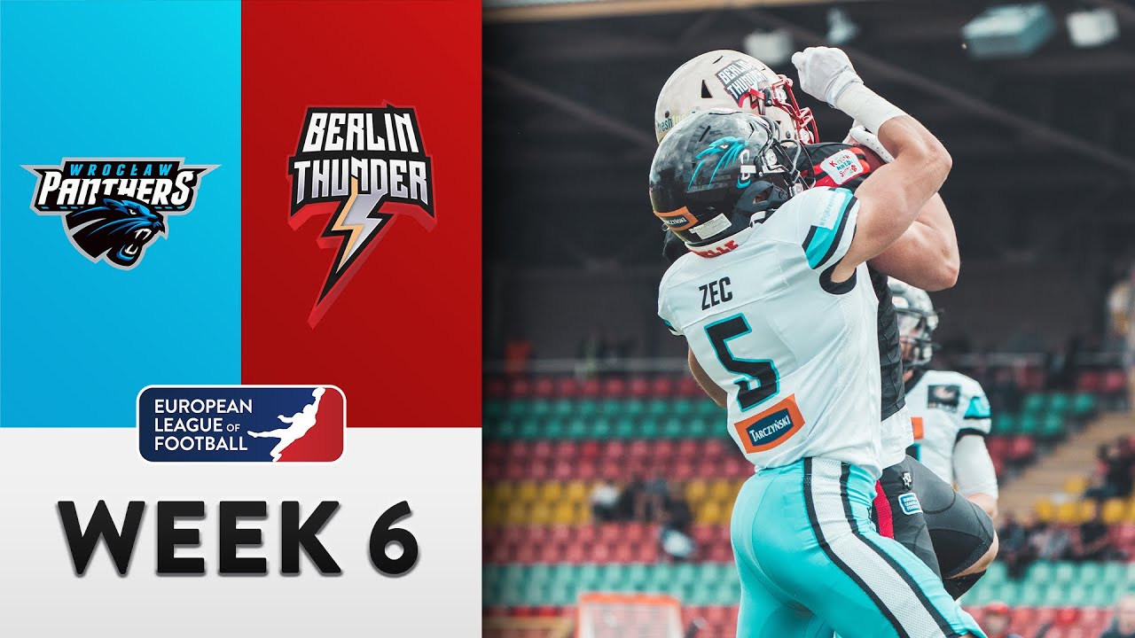 Panthers Wroclaw @ Berlin Thunder | Highlights | Week 6 | Season 2022 ...