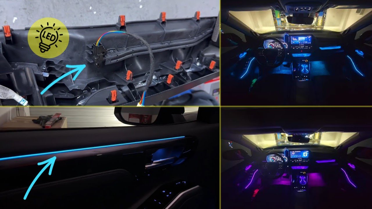 Toyota | How To AMBIENT led LIGHT install? - YouTube