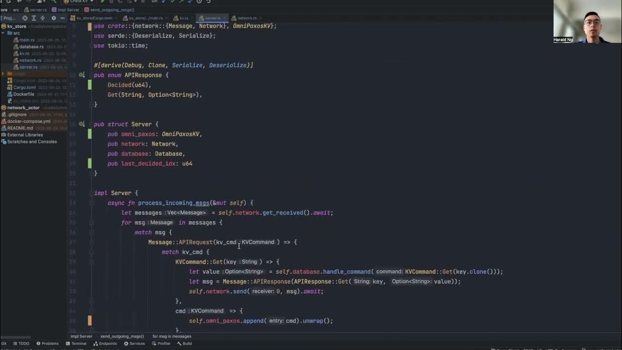 Omnipaxos Tutorial Building Distributed Rocksdb Youtube