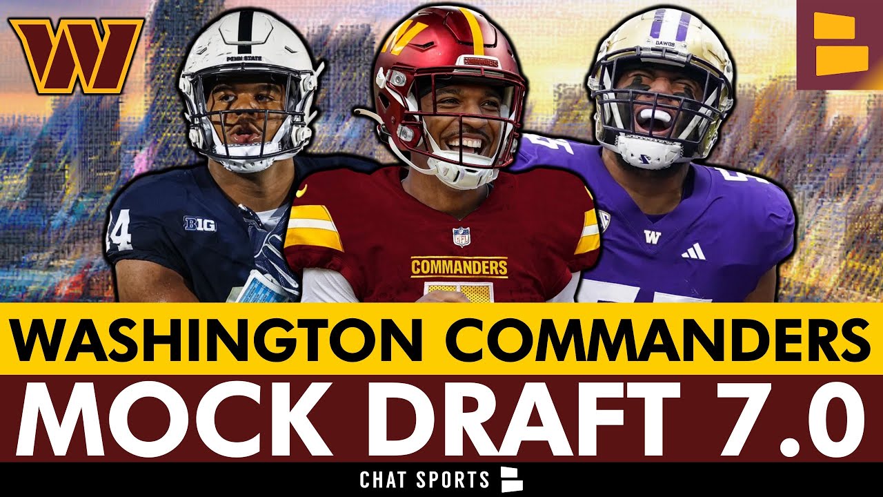 Commanders Mock Draft With MULTIPLE TRADES | Washington Commanders ...