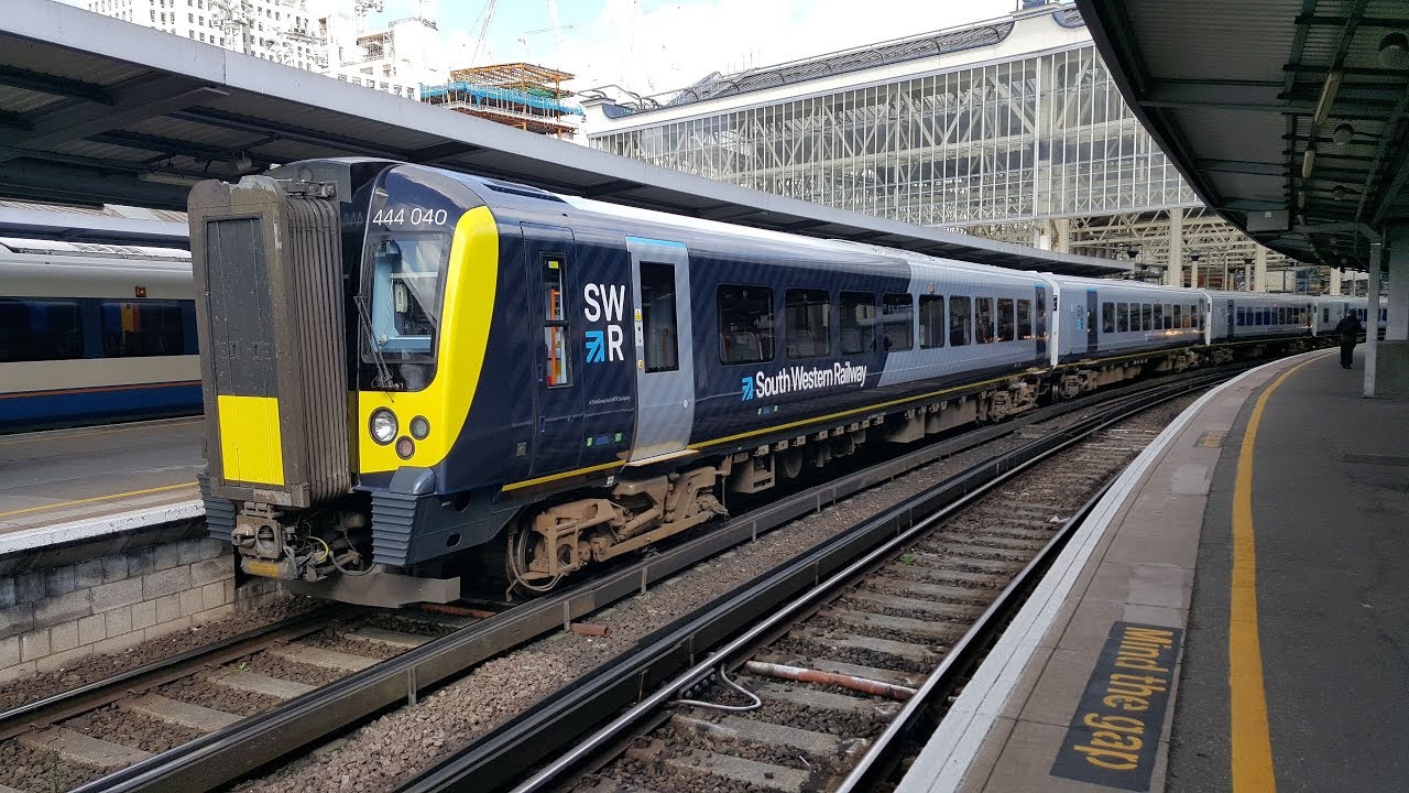 Class 450 SWT Feat: Class 444 New SWR Livery - YouTube