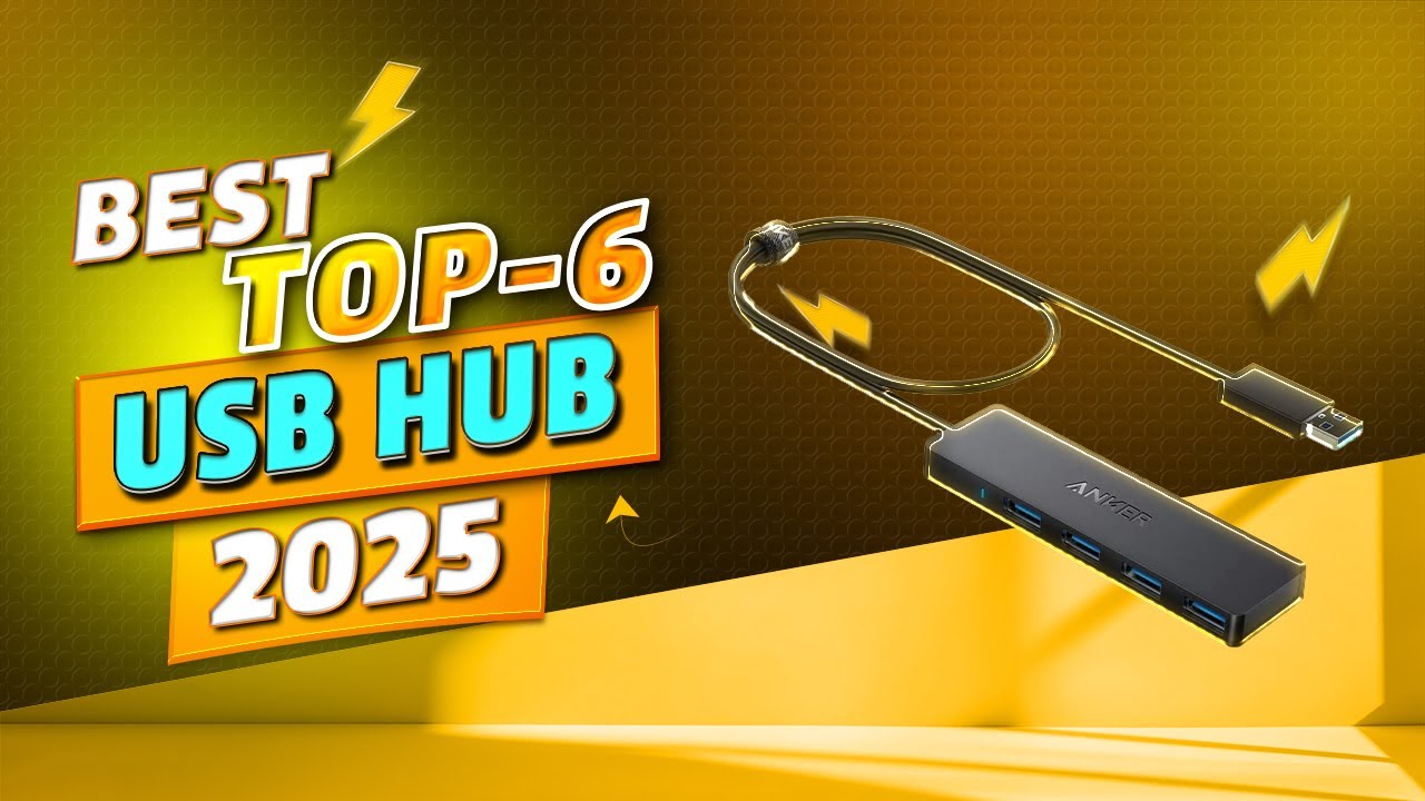 Top 6 Best USB Hub Review For Laptop 2025 - Budget USB Hub 2025 - Must ...
