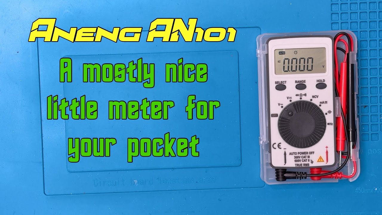 Aneng AN101 Unboxing, review and teardown - YouTube