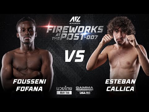 Fousseni Fofana Vs Esteban Callica Full Fight  | AFL Promotions | Muay Thai | Fight Night| NYC