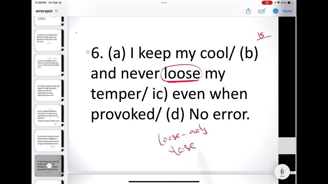 verb-spotting the error! practice set! For all exams #english #ssc # ...