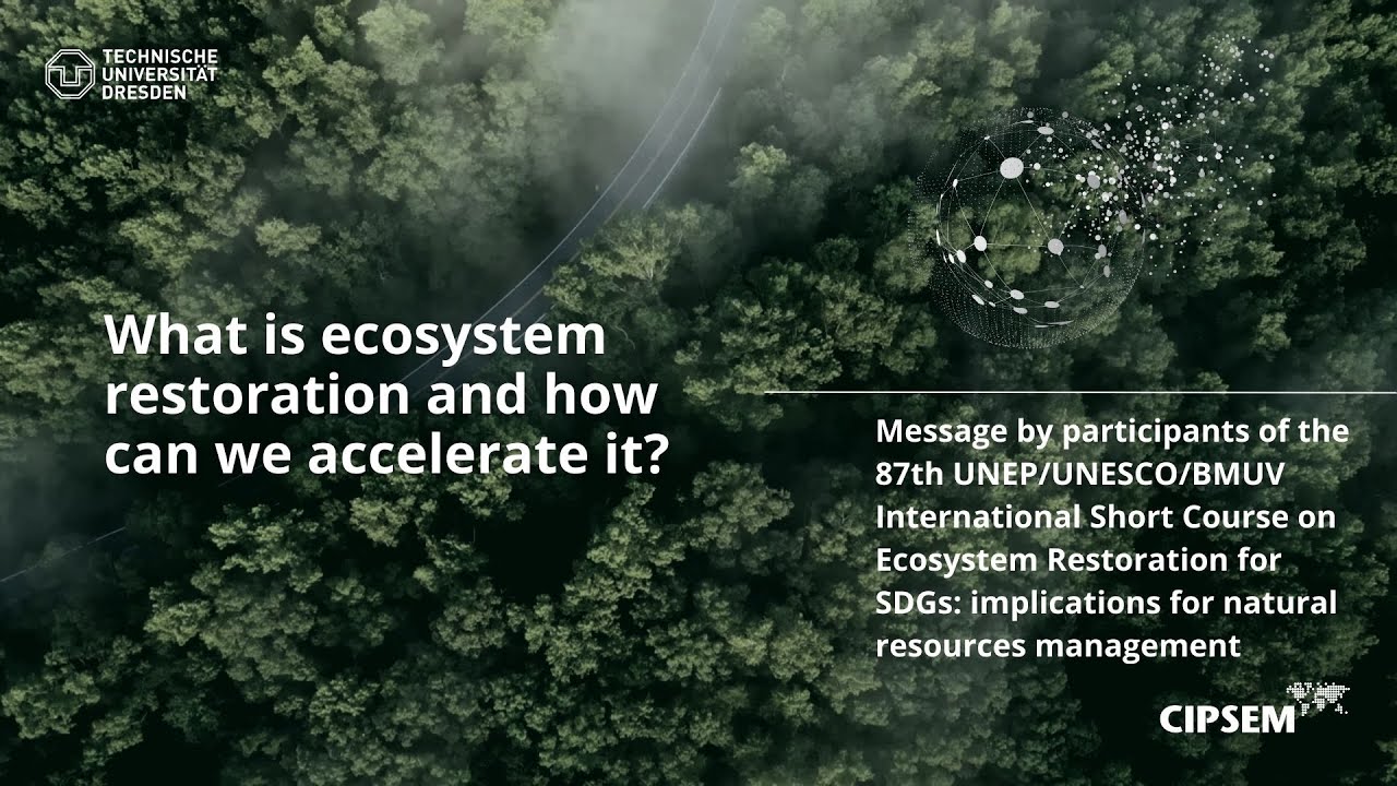 What is Ecosystem Restoration and how can we accelerate it? : Message ...
