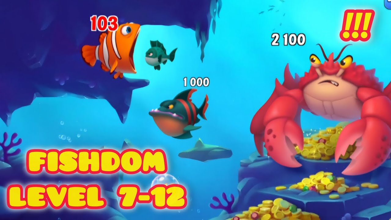 Fishdom ; Level 7-12 - YouTube