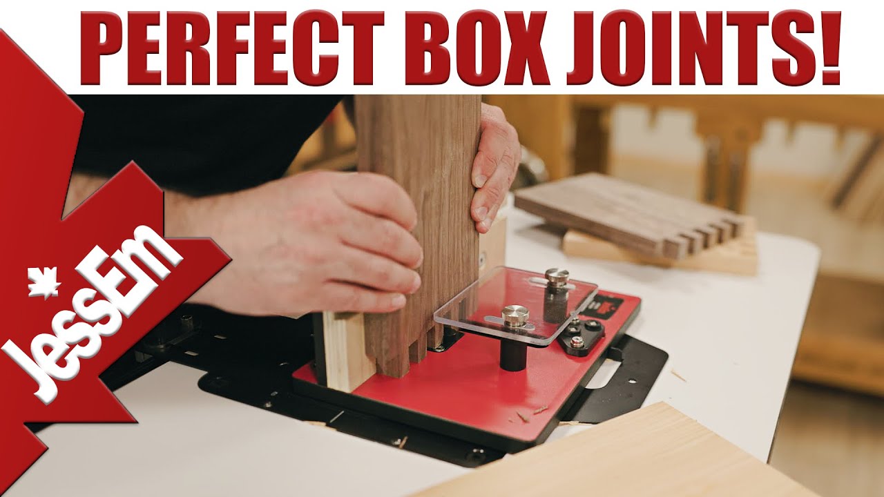 JessEm Box Joint Jig - Perfect Box Joints Every Time! - YouTube