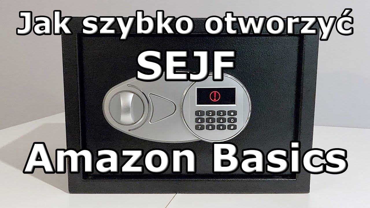 Jak otworzyć sejf Amazon Basics bez kodu i klucza. - YouTube