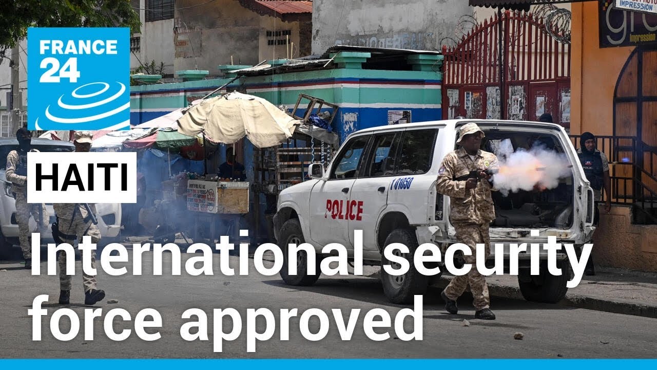 UN Security Council approves international security force for Haiti ...