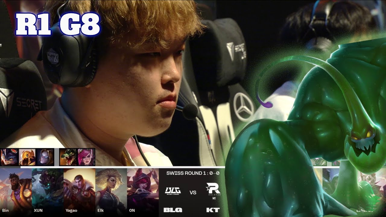 BLG vs KT | Day 1 LoL Worlds 2023 Swiss Stage | Bilibili Gaming vs KT Rolster full - YouTube