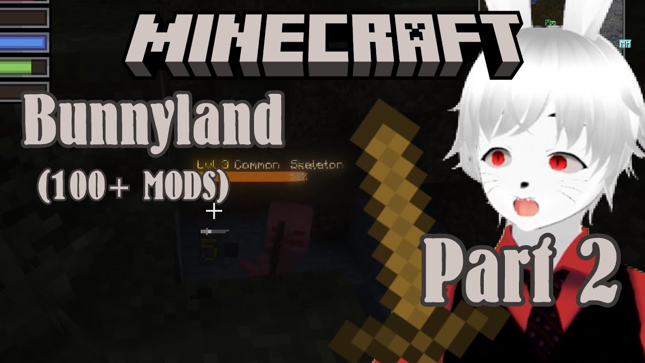 A Rabbit Playing Bunnyland (Minecraft 100+ Mods) Part 2 (Twitch VOD ...