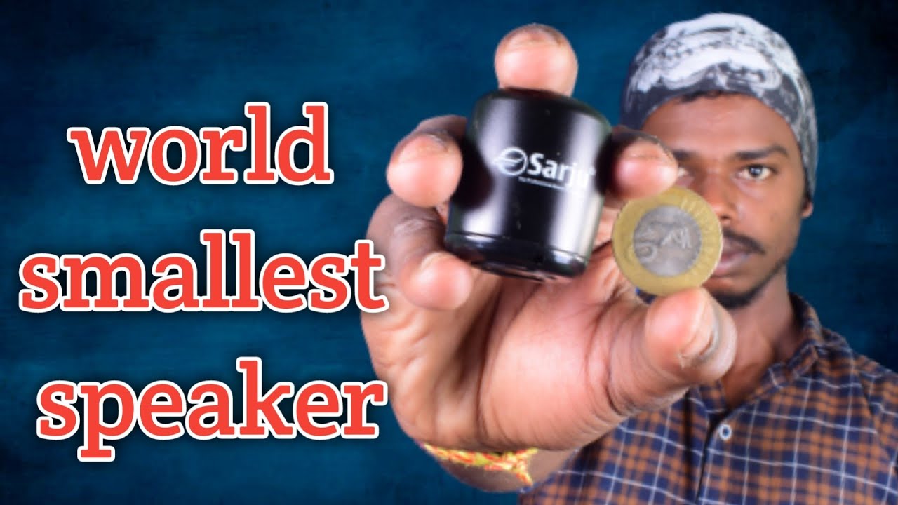 world smallest speaker unboxing and review 🔥🔥 - YouTube