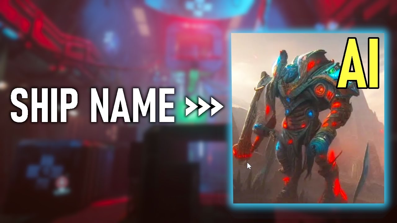 Plugging Ship Names Into An AI Art Generator | Star Citizen 3.17.3 ...